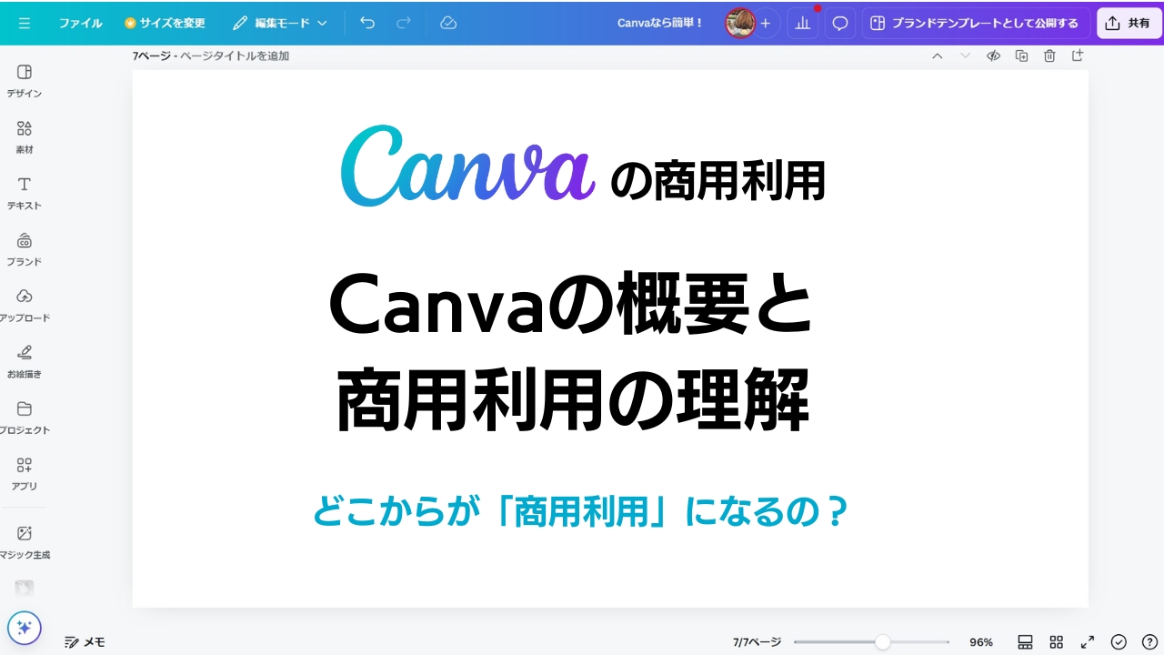 超・重要！Canvaの素材・テンプレートの【商用利用】知っておくべき注意点 | WEBCOMA